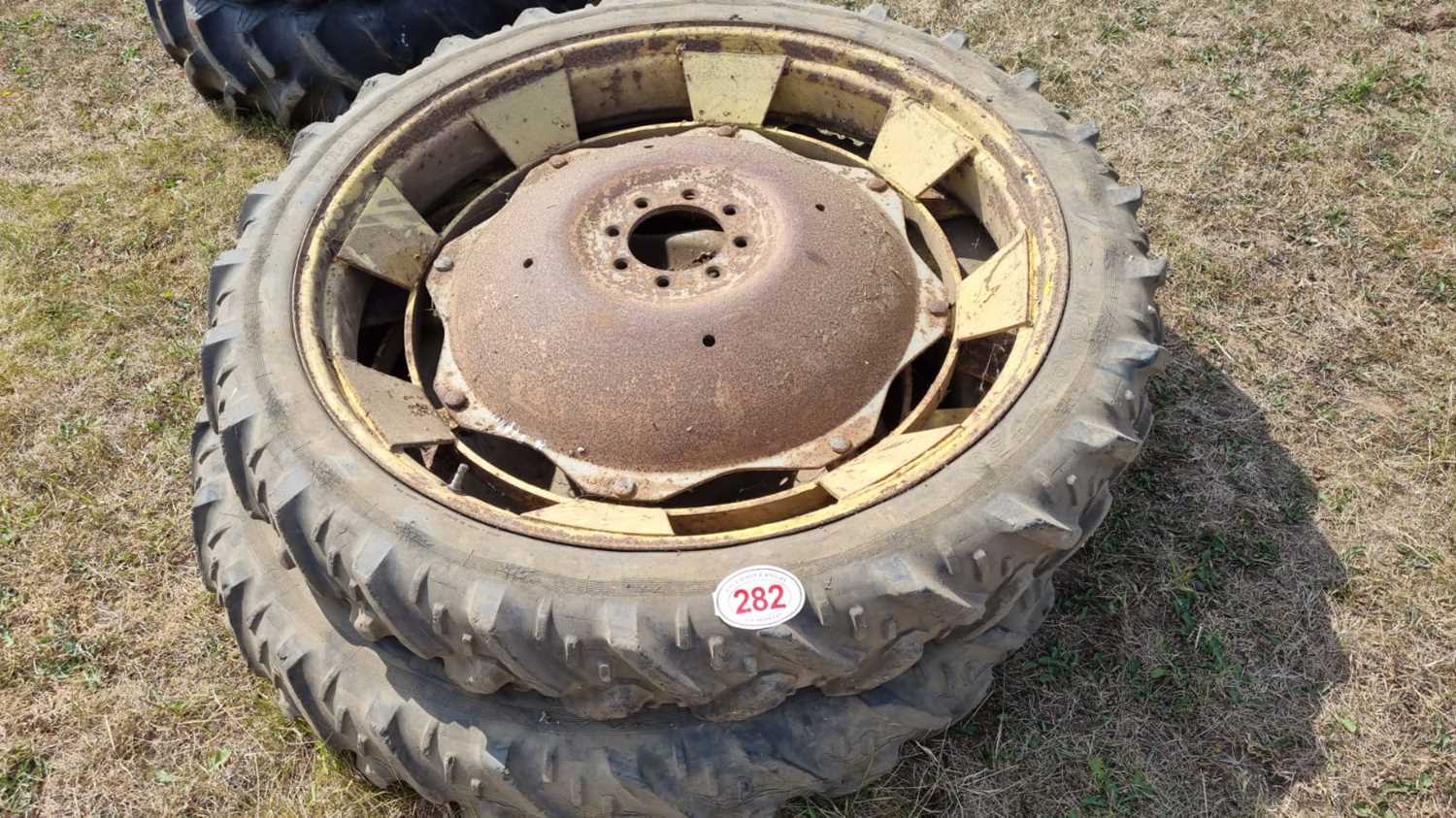 Lot 282 - Narrow wheels 8.3 x 44 Massey/John Deere