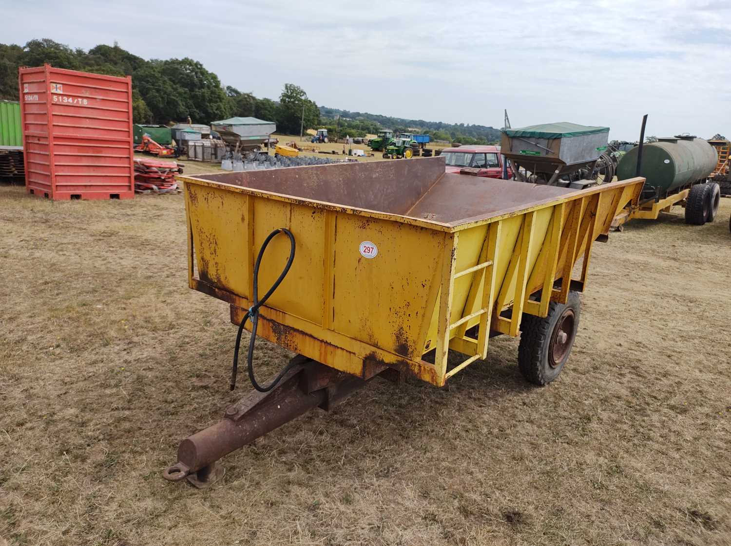 Lot 297 - Small tipping dump trailer