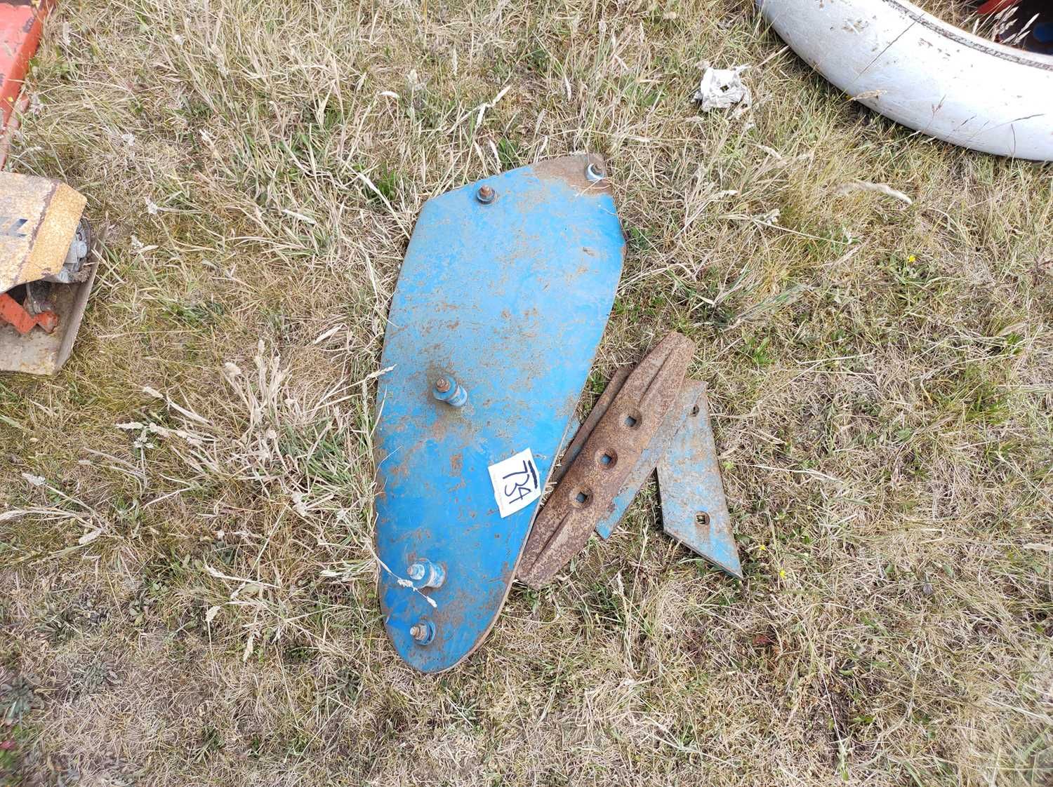 Lot 734 - Plough Parts