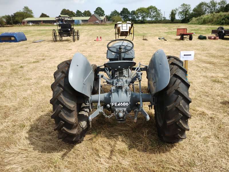 Lot 207 - Grey Ferguson Tractor. New back tyres and no
