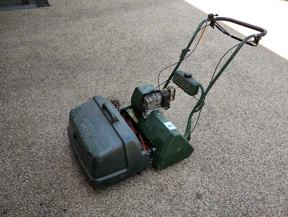 Lot 8 Atco 20 Petrol Cylinder Mower Located In