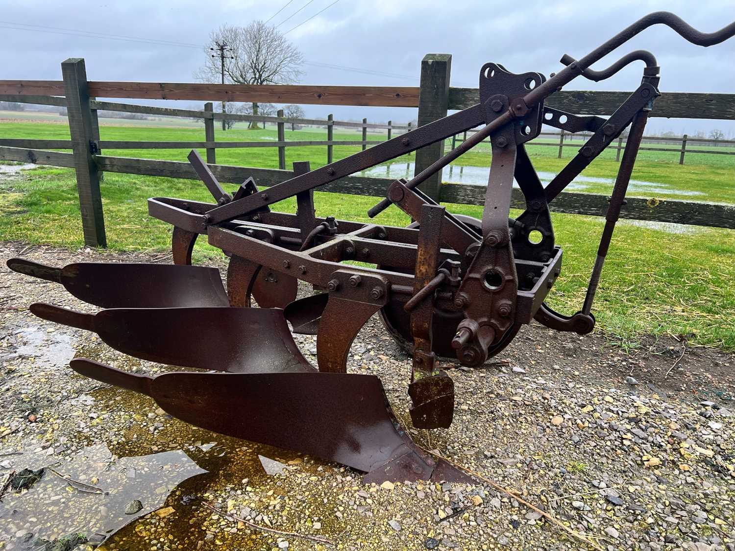Lot 47 - Fordson TS59J Plough (Located in Barningham)