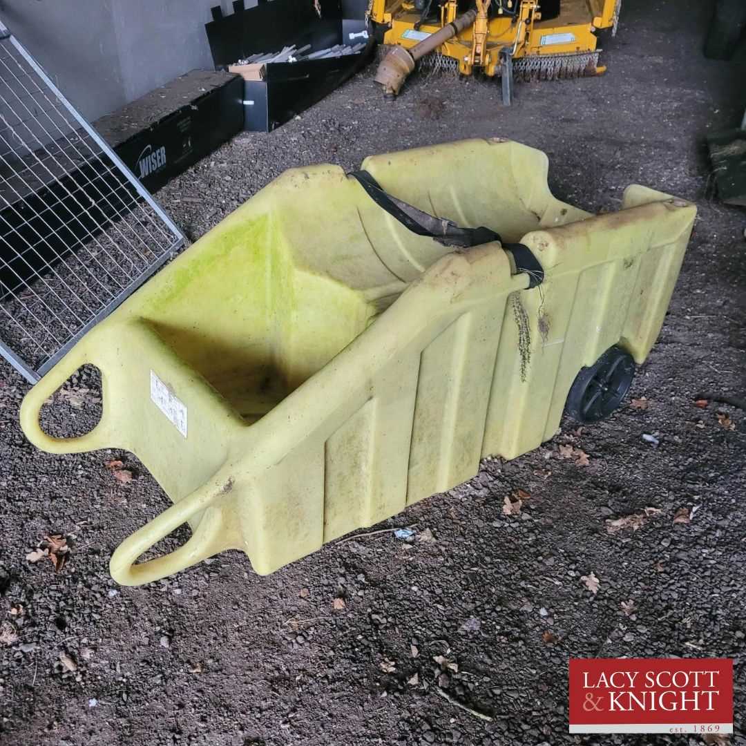 Lot 21 - 209l wheeled spill drum bund (Located in