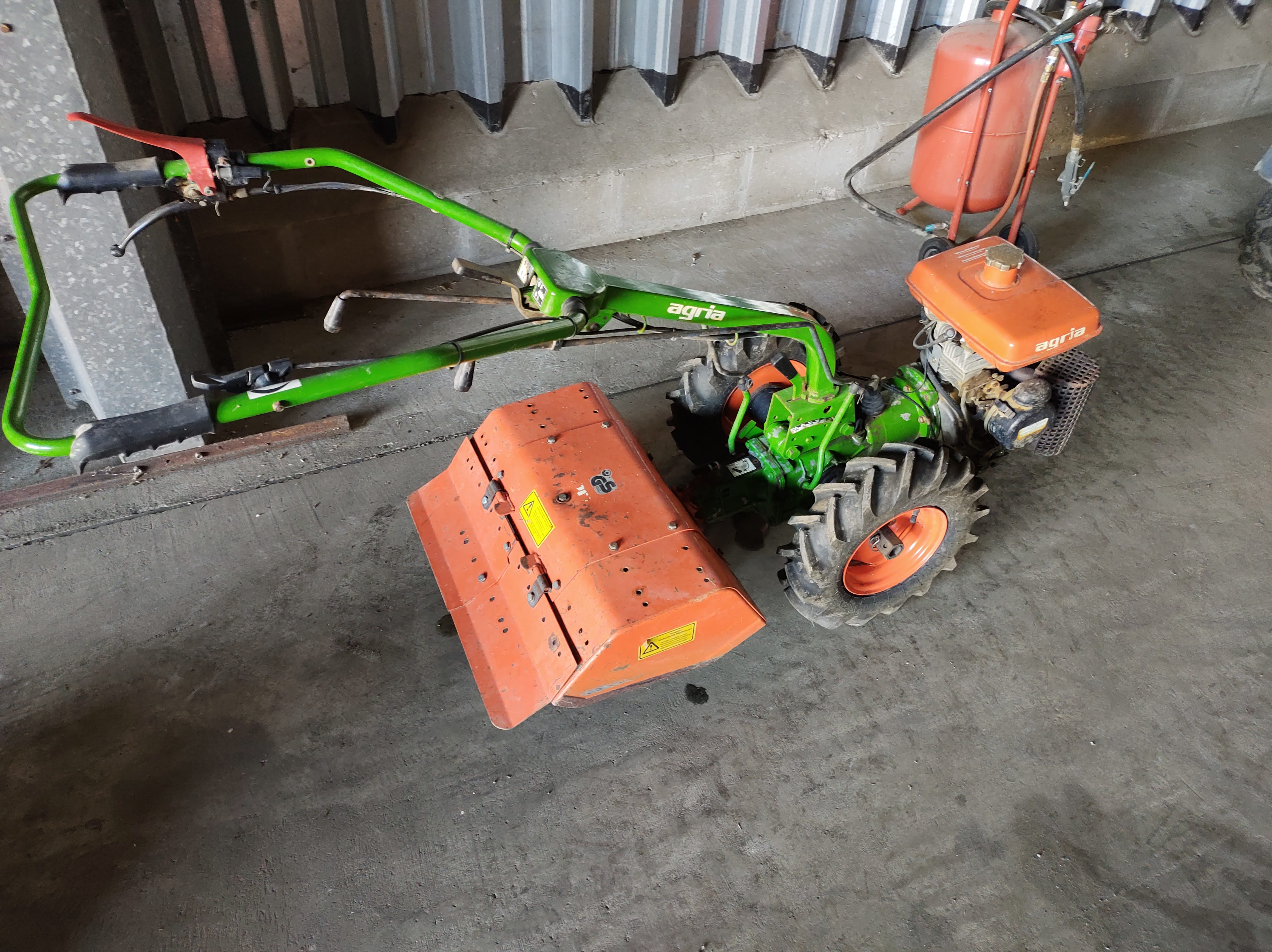 Lot 11 - Robin Agria Petrol Pedestrian Rotavator