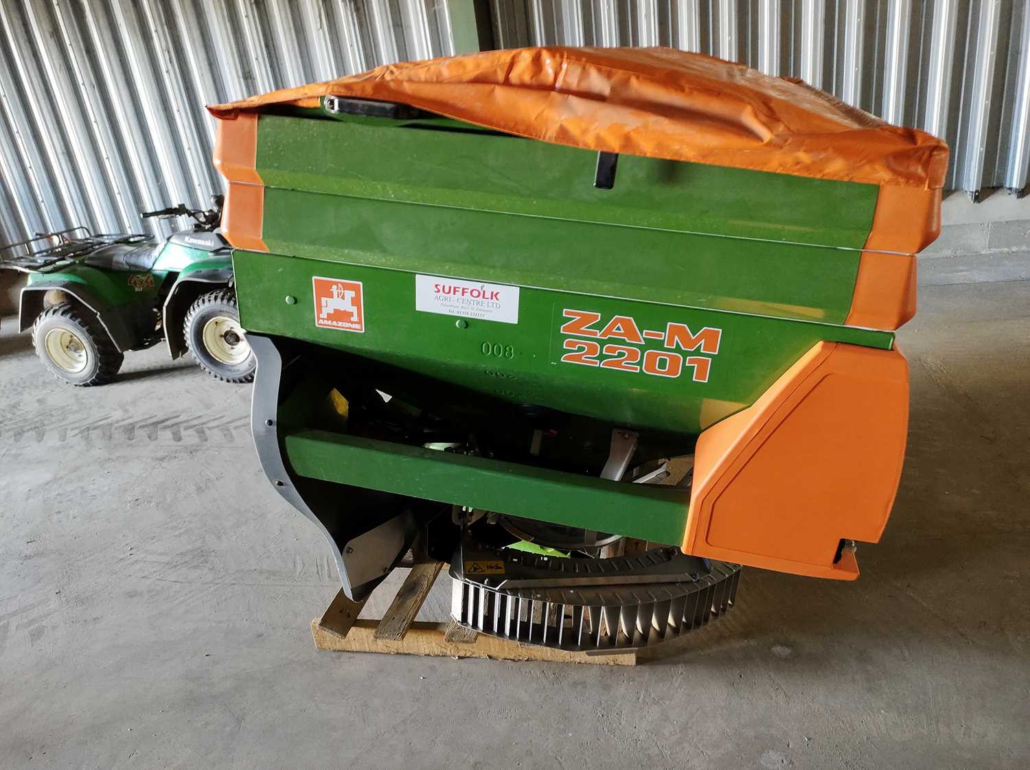 Lot 56 - Amazone ZA-M 2201 Twin Disc Spreader 18 - 24m