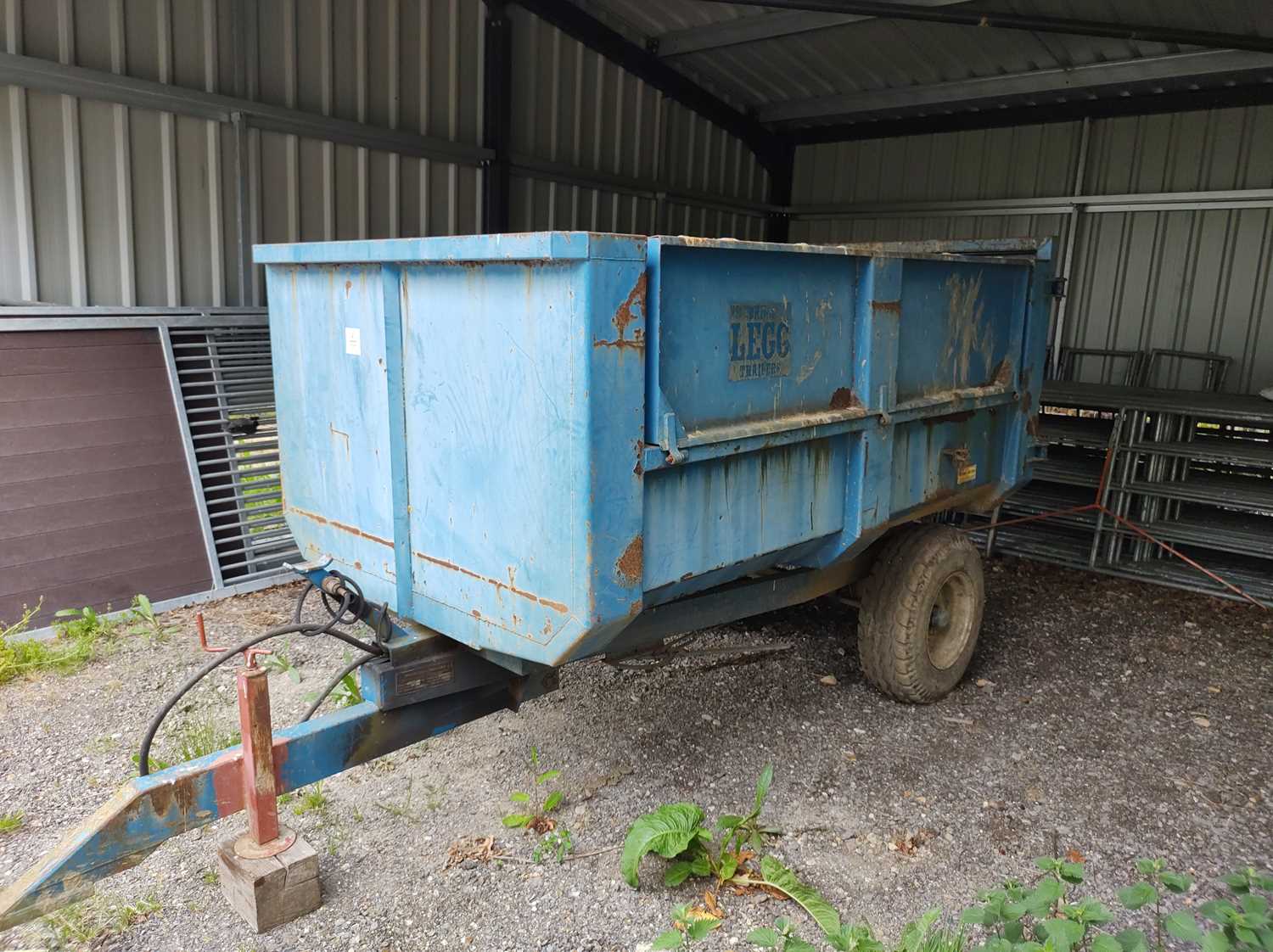 Lot 133 - Brian Legg Tipping Trailer with Drop Down